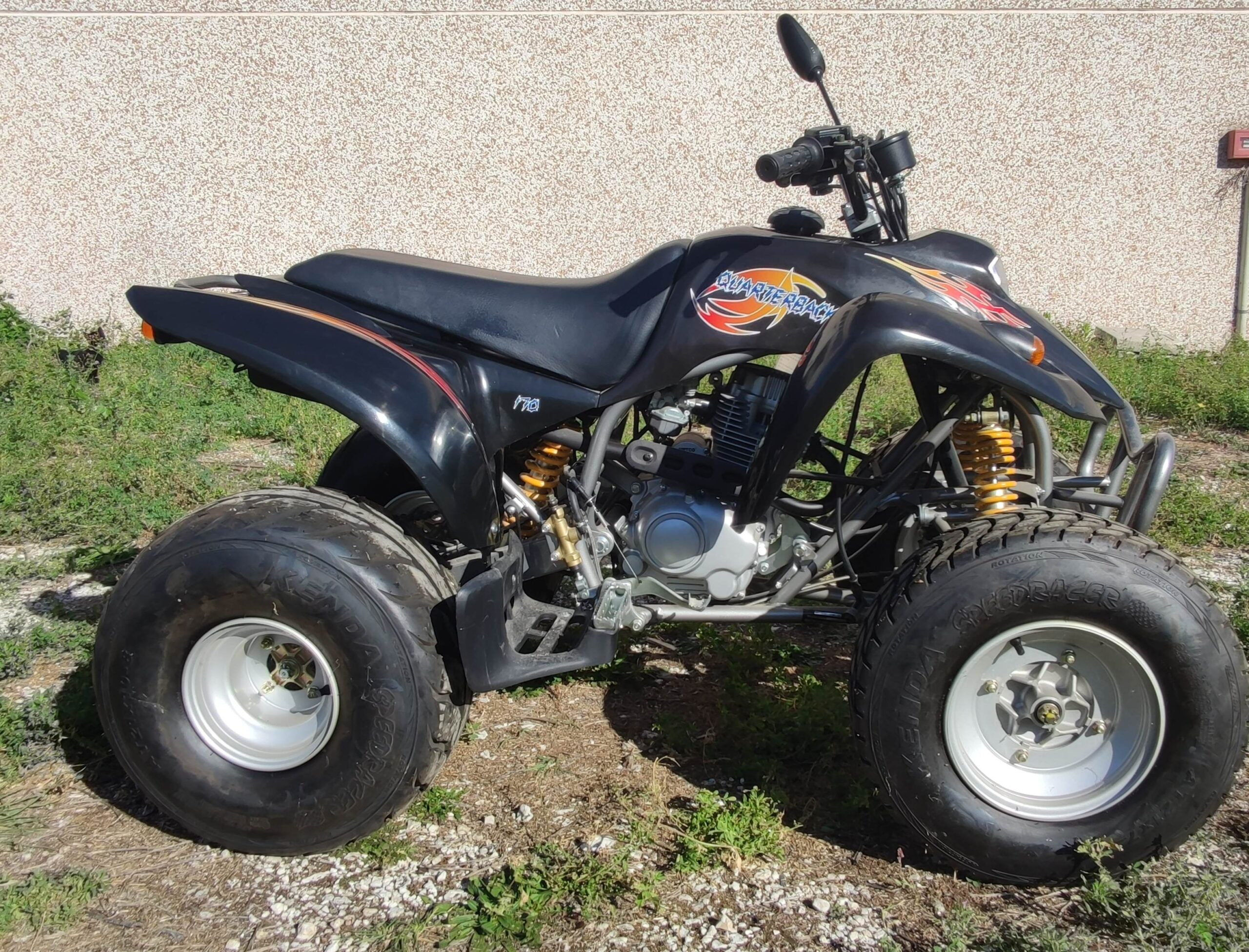 ATV 170 Cc - Barossa Quarterback OMOLOGATO colore nero - Faram Rieti ...
